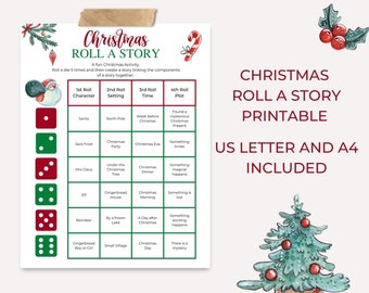 Roll Dice Christmas Game - Etsy
