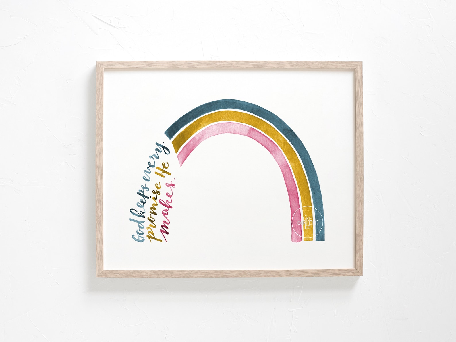 God Keeps Every Promise He Makes | 8x10 Hand-painted Watercolor Art ...