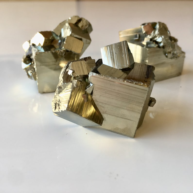 Small Pyrite Cube Cluster Raw Pyrite Crystal Meditation - Etsy