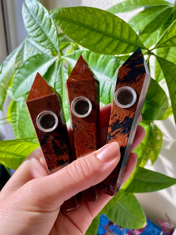 Pipes Mahogany Obsidian Smoking Pipe Smoking Accessory Smoking Pipe ...