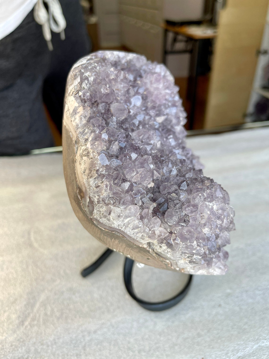 Gorgeous Amethyst Geode With Stand Amethyst Geode Decor - Etsy