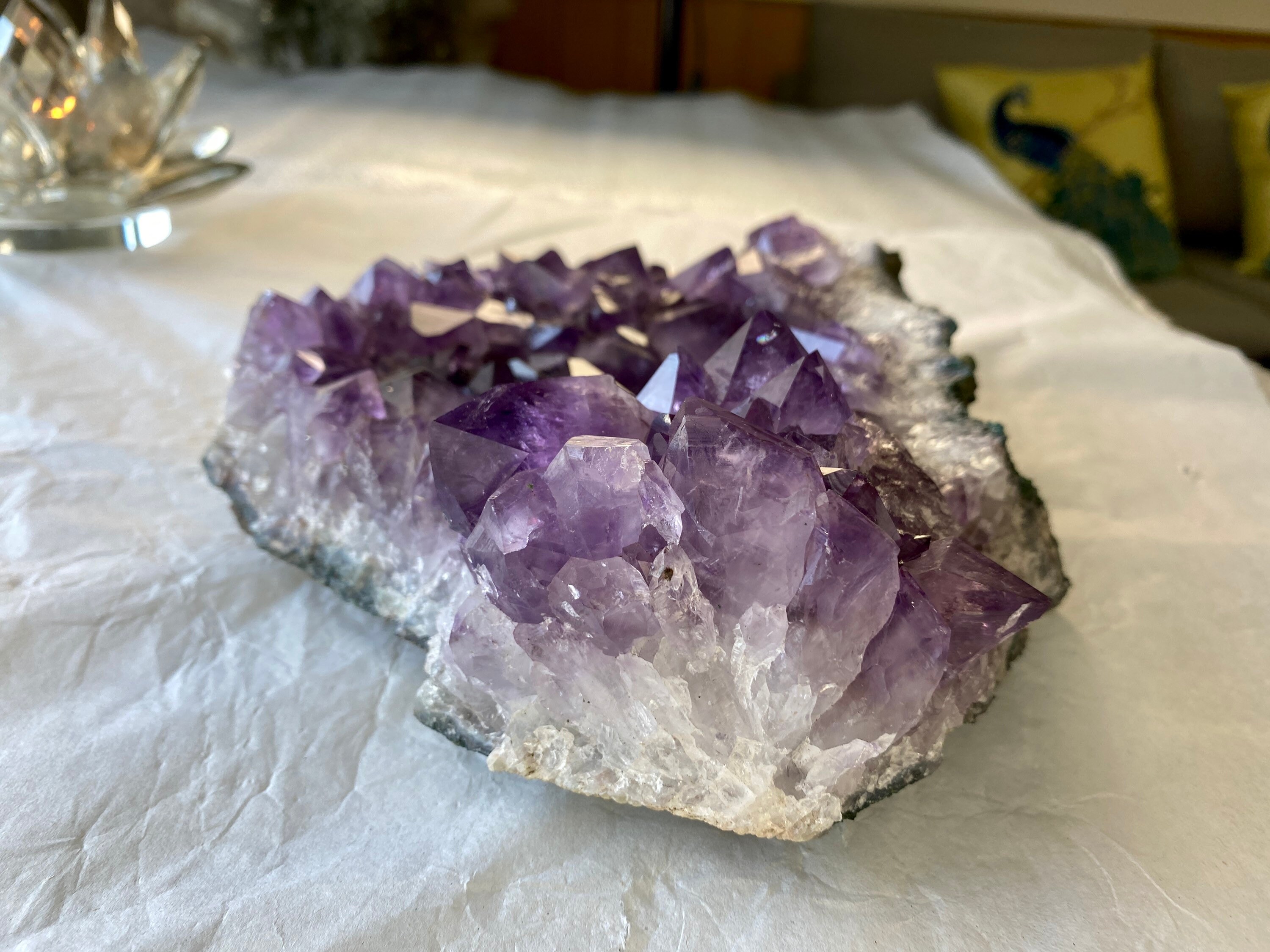 Top Quality Natural Cut Amethyst Crystal Geode Cluster Raw | Etsy