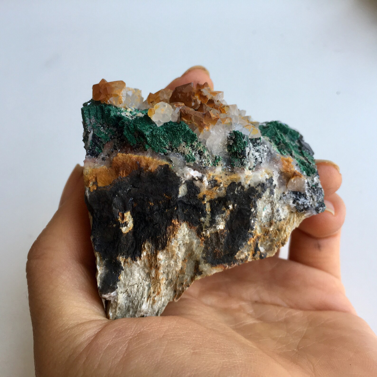 Rare Specimen of Quartz Galena and Barite Crystals Moroccan - Etsy