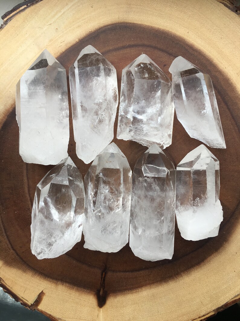 Natural Clear Quartz Tower Medium Healing Crystal Quartz - Etsy