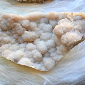 Pale Amethyst Geode With Stand: Uruguay Crystal Decor (10”x 5.75” X 2 ...