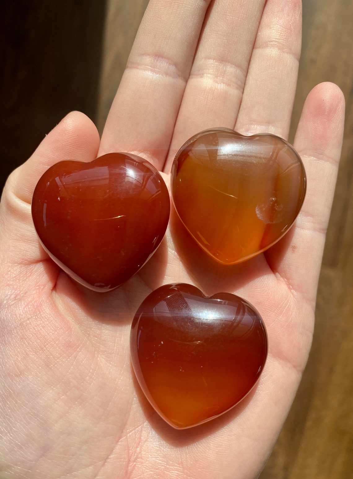 Banded Carnelian Heart Crystal Energy Healing Crystal | Etsy
