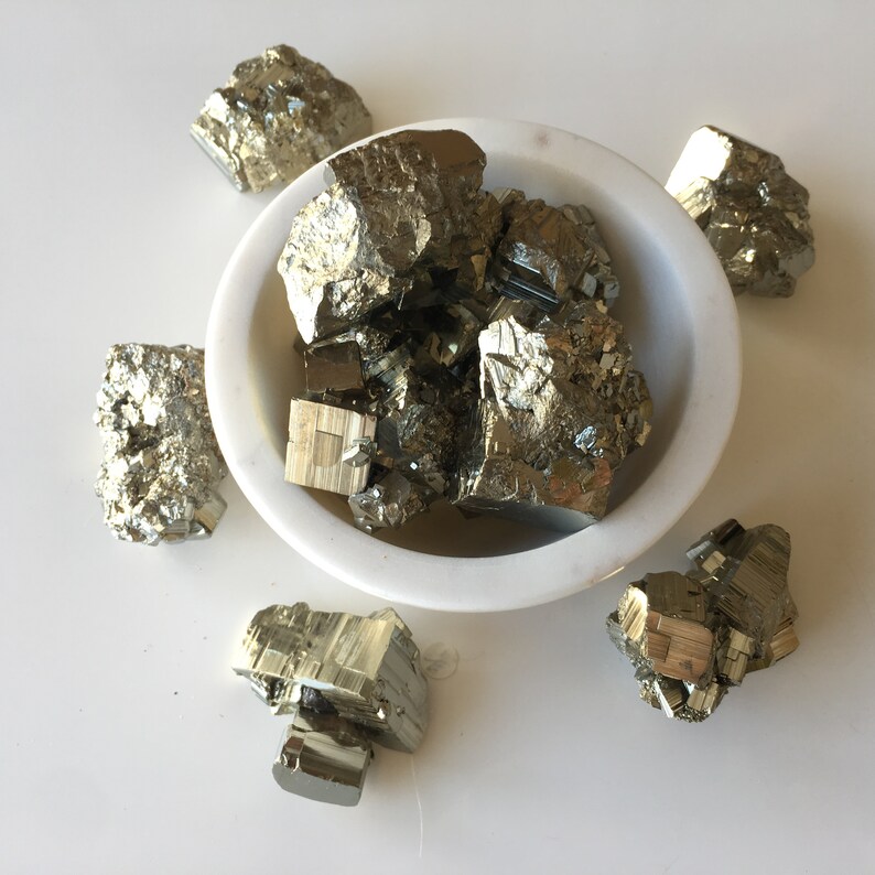 Small Pyrite Cube Cluster Raw Pyrite Crystal Meditation - Etsy