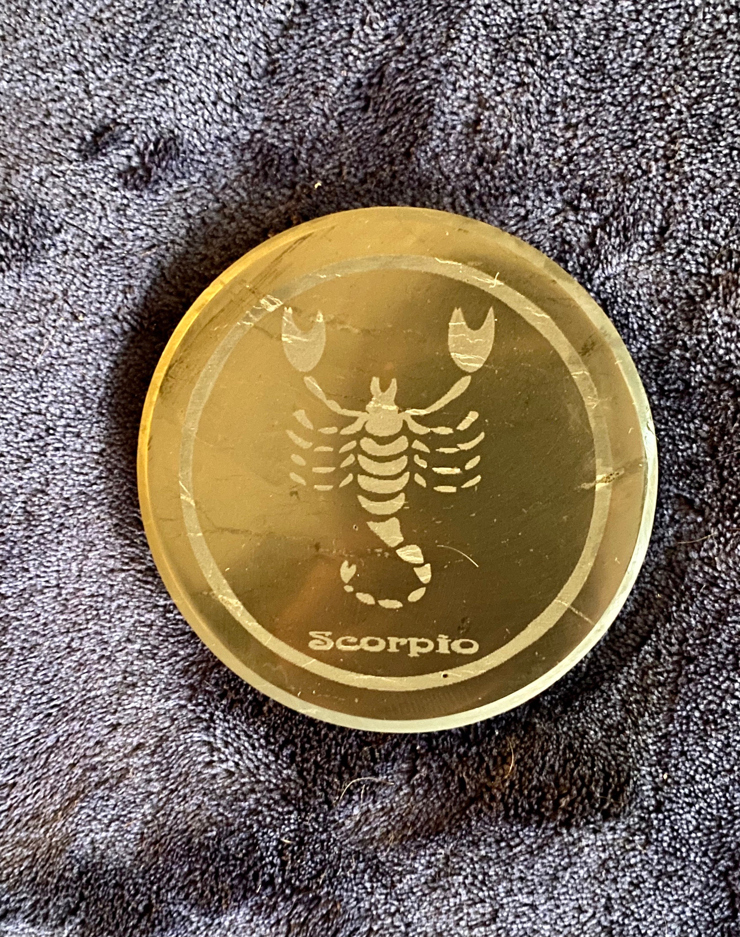 Scorpio Shunghite Plate Shunghite Tile EMF Protection | Etsy