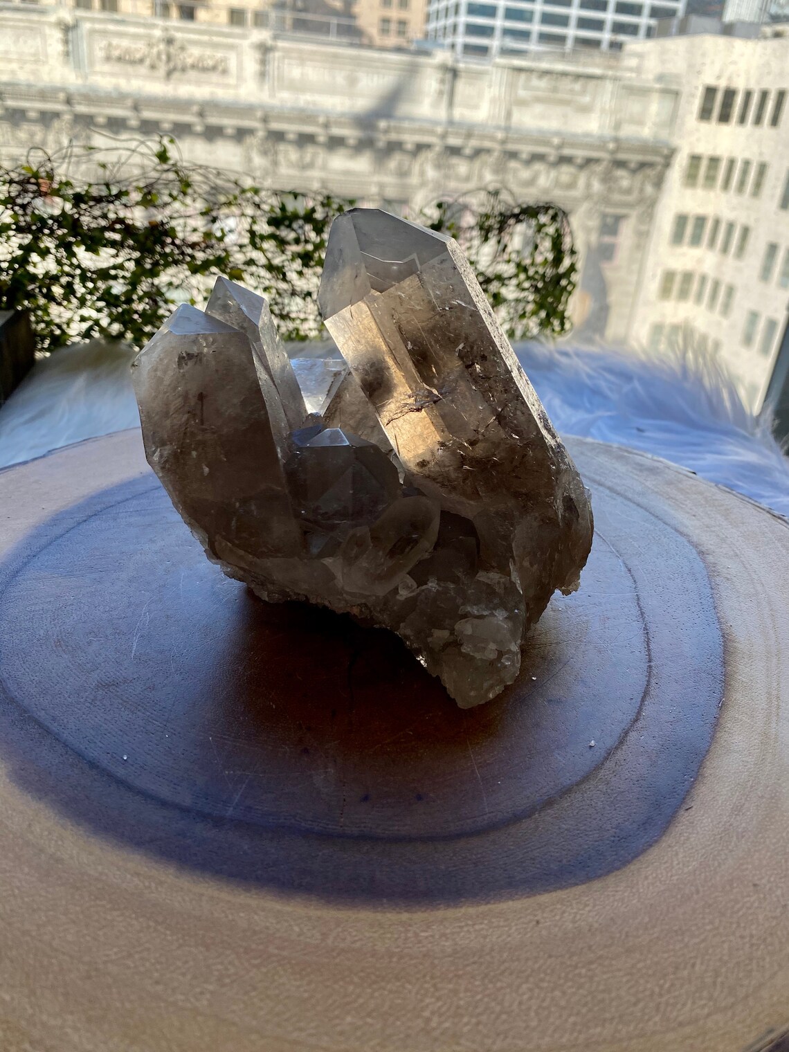 Rutilated Smoky Quartz Cluster Raw Smoky Quartz Quartz | Etsy