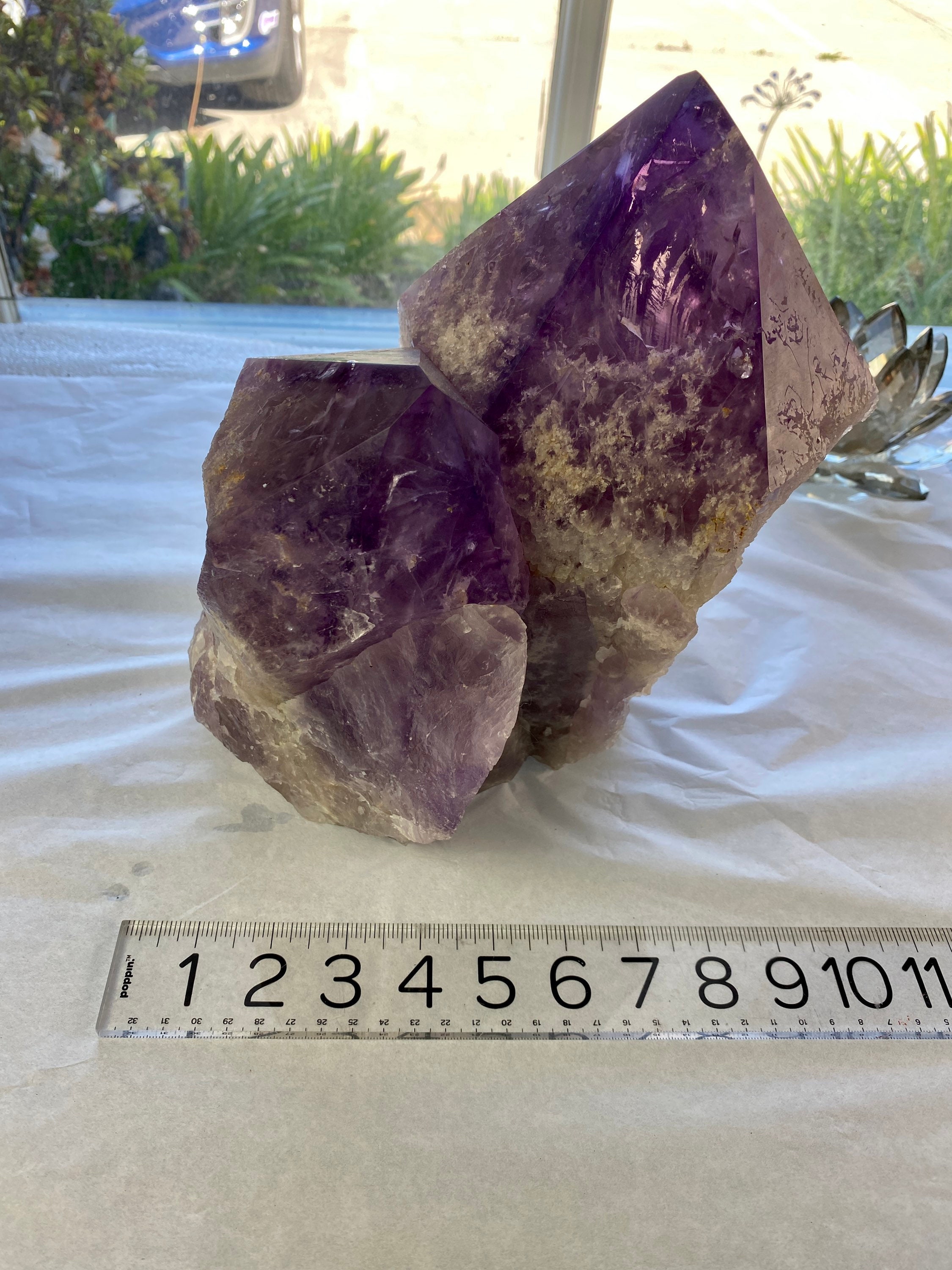 Top Quality Large Natural Amethyst Crystal Cluster Smooth | Etsy