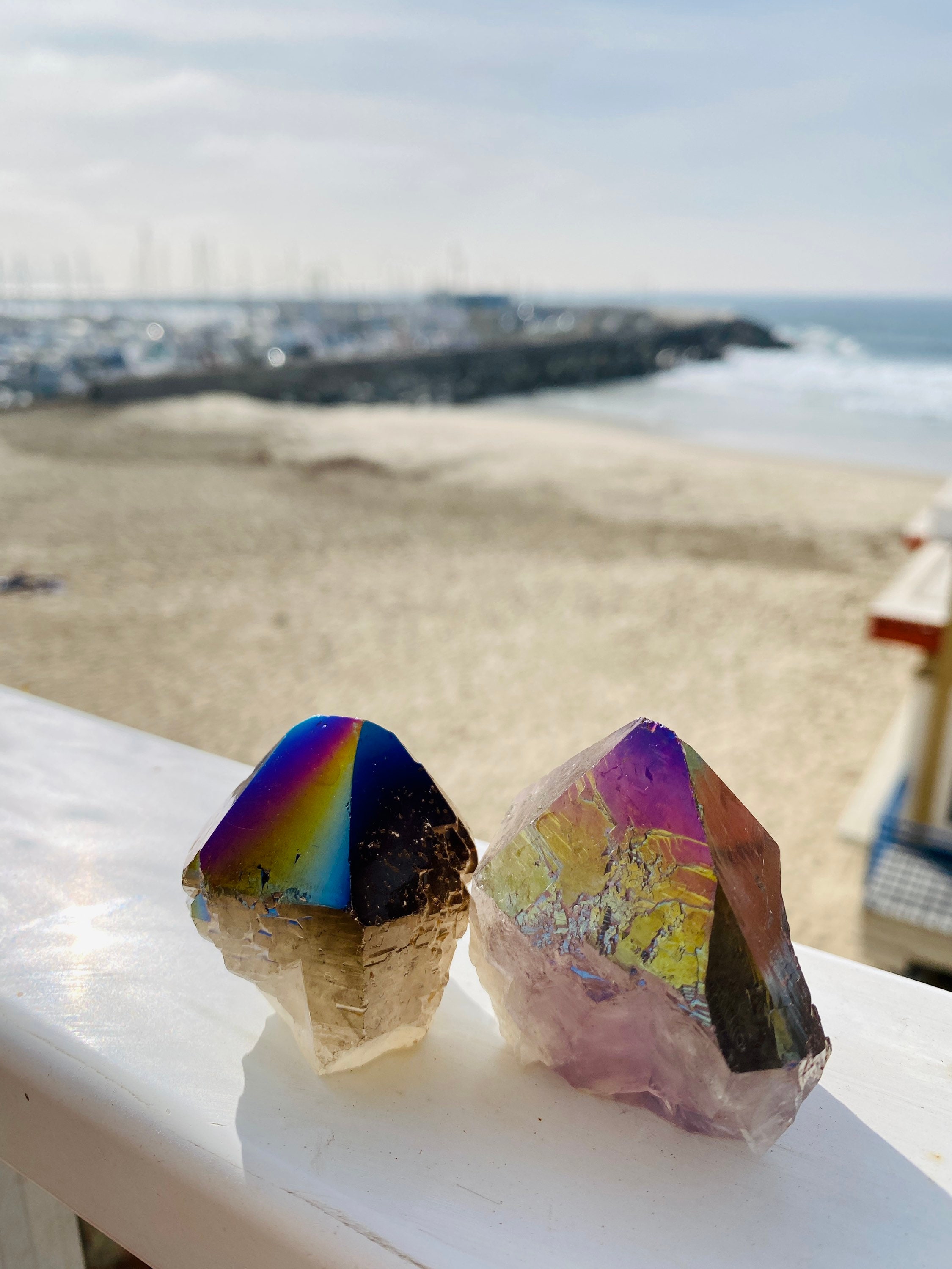 Small Rainbow Fluorite Point Rainbow Fluorite Crystal Point | Etsy