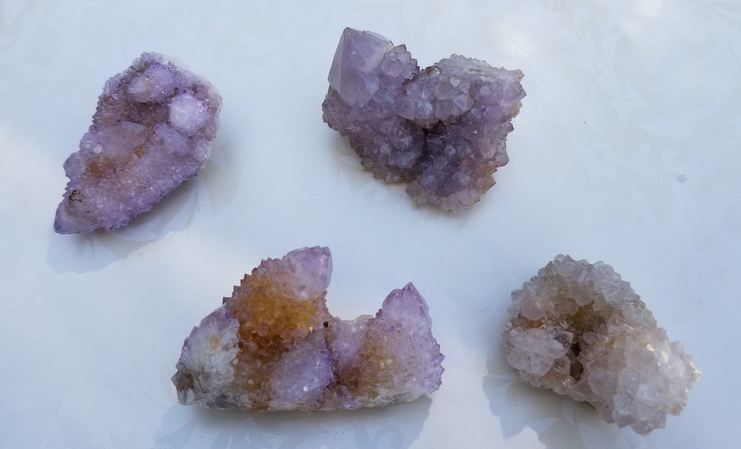 Spirit Quartz Raw Amethyst Crystal Cluster Healing - Etsy