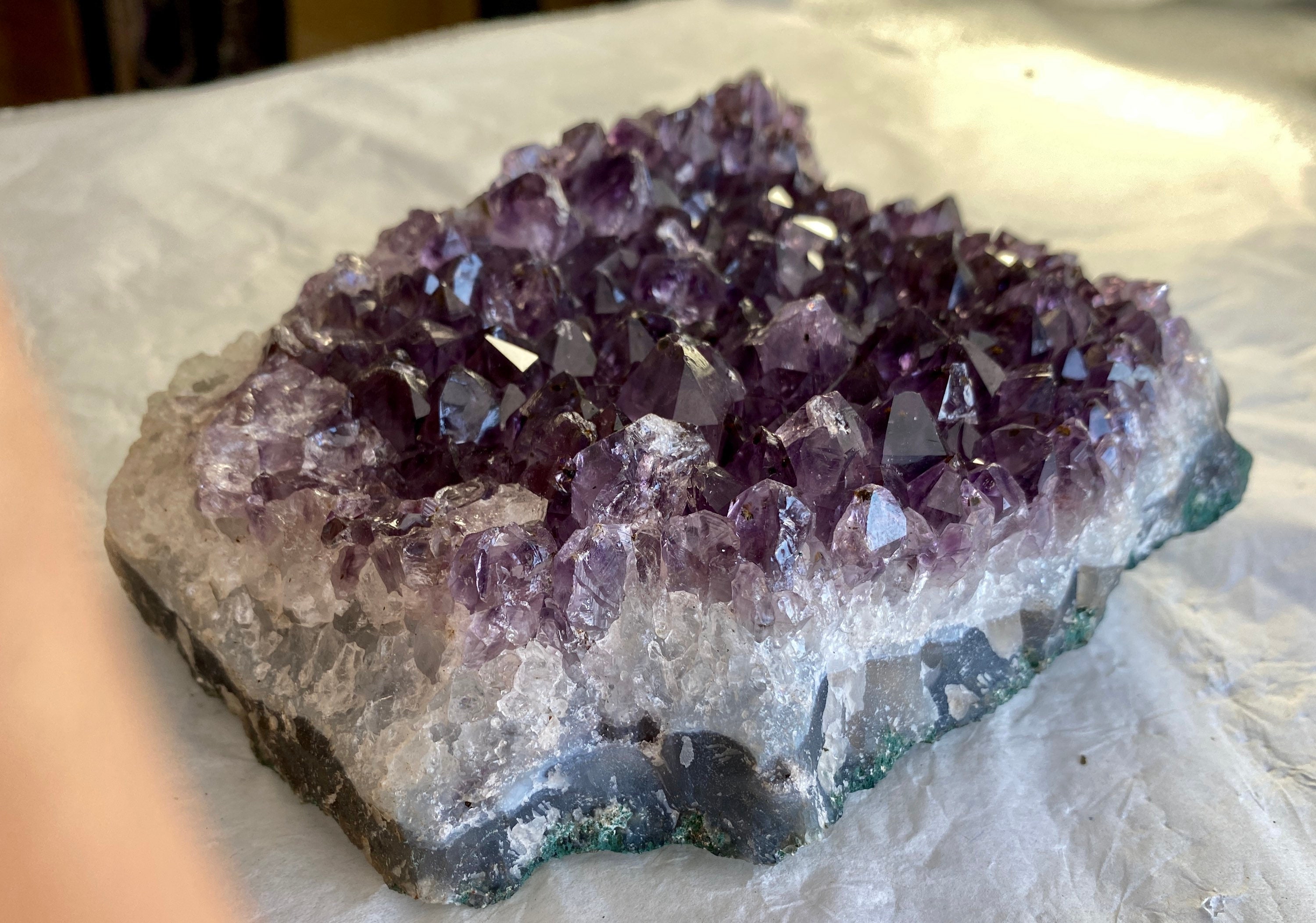 Top Quality Natural Cut Amethyst Crystal Geode Cluster Raw | Etsy