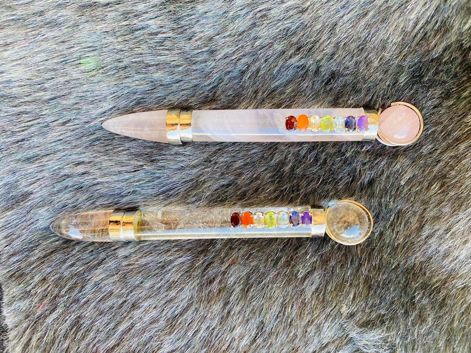 Crystal Massage Wand Crystal Reiki Massage Pen Reiki - Etsy