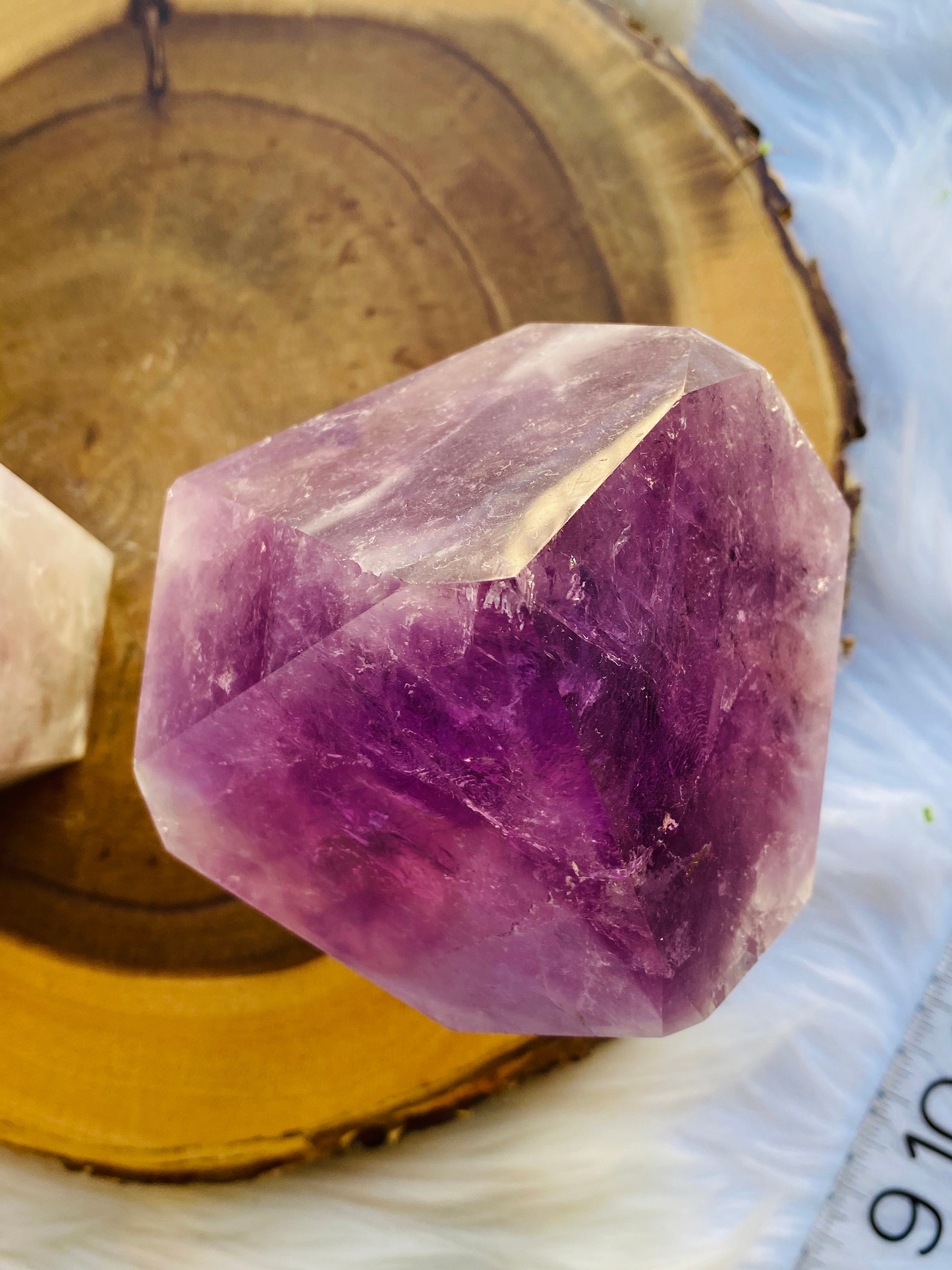 Amethyst Towers Choose from 2 Large Amethyst Amethyst | Etsy