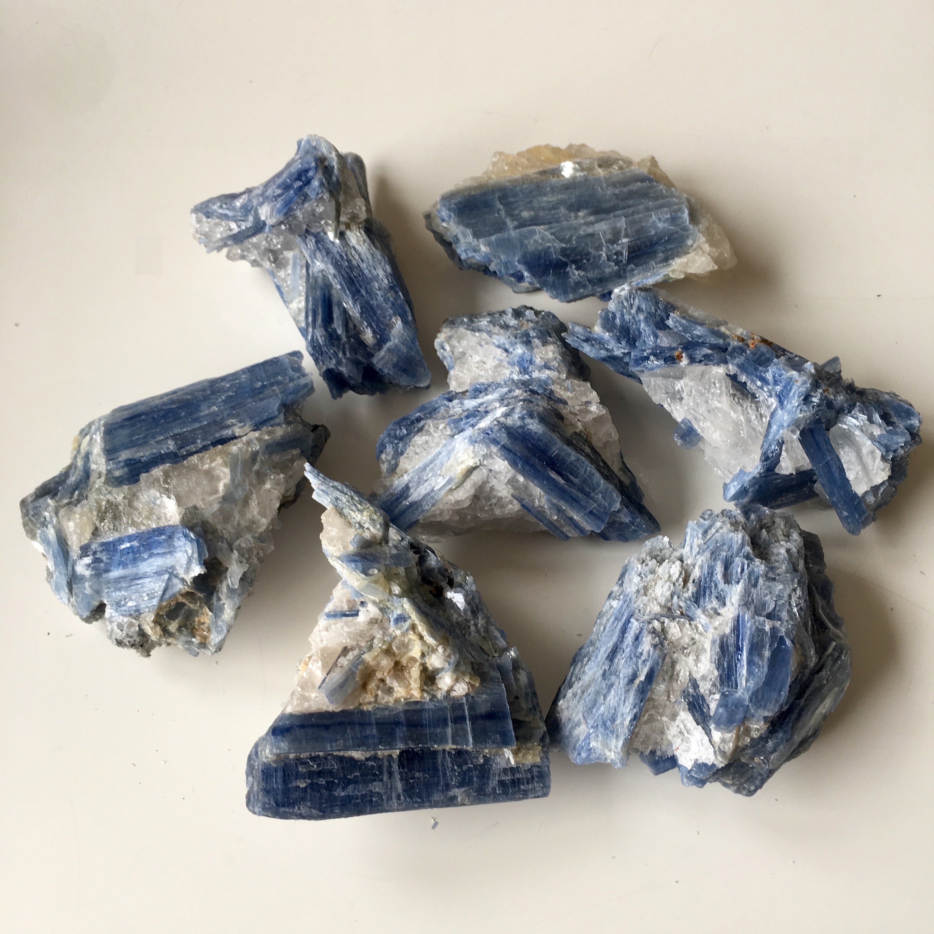 Raw Natural Blue Kyanite High Vibes Crystal Kyanite Chunk - Etsy