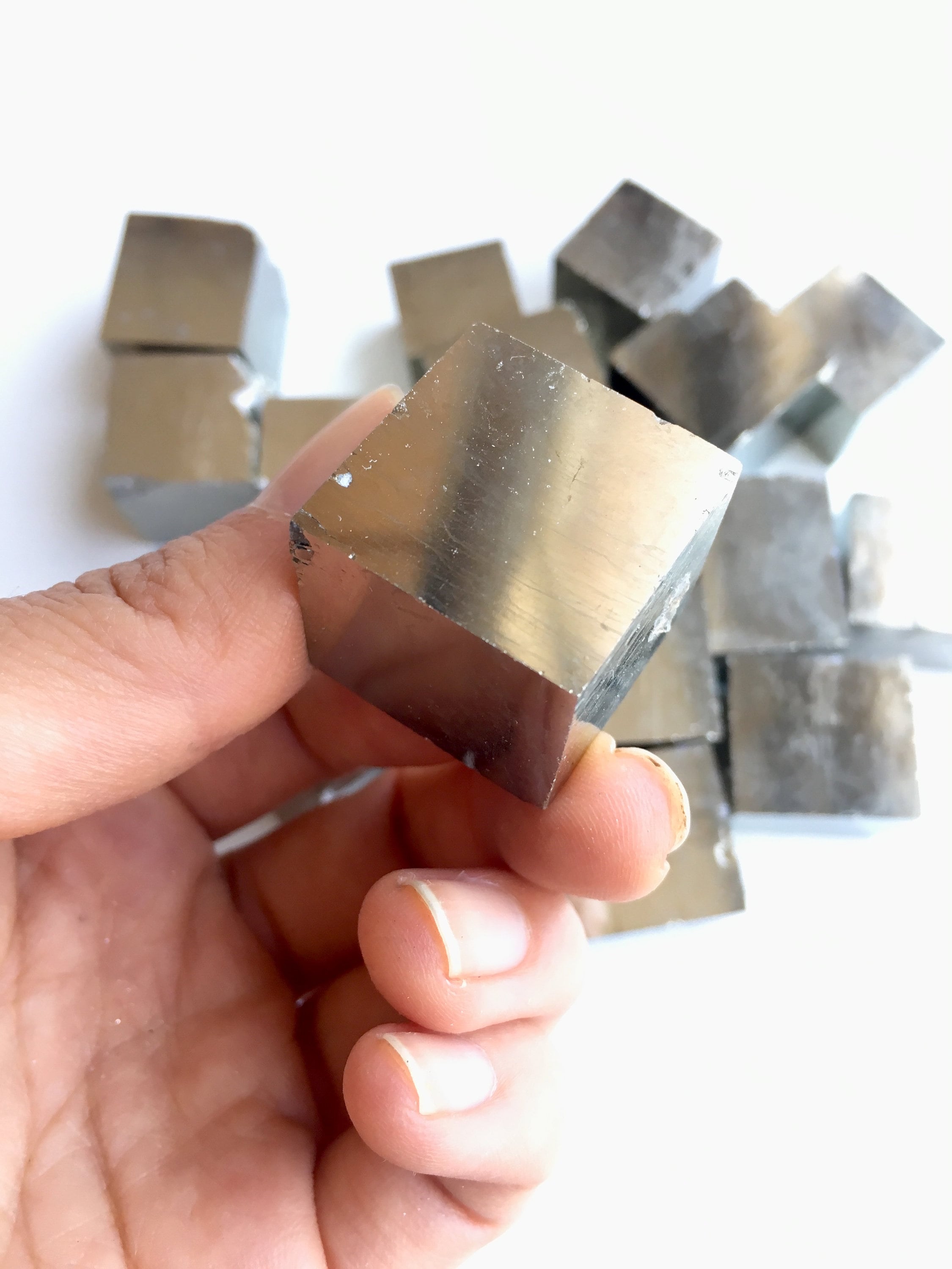 19-22mm Pyrite Cube Large Pyrite Cubes Gift for a Friend | Etsy