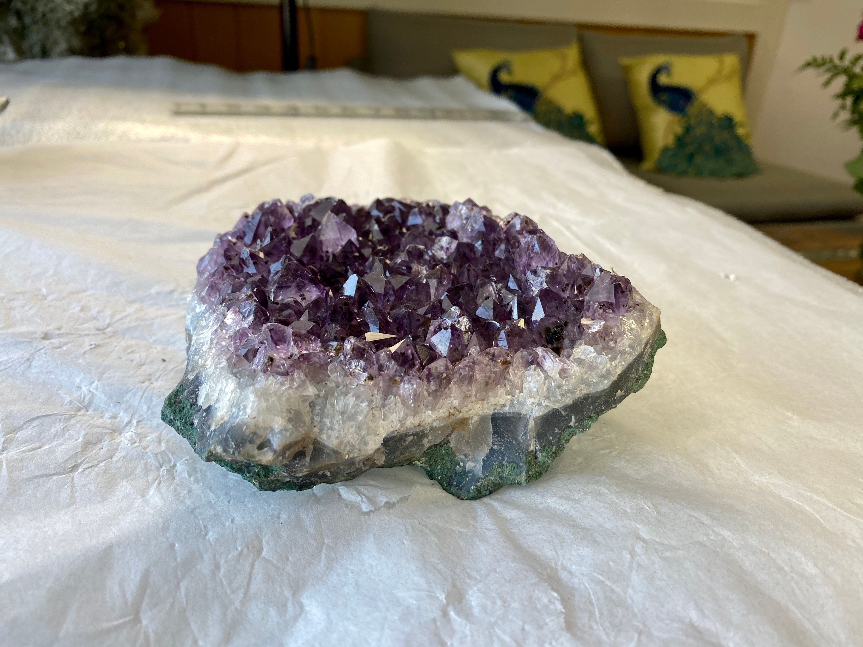 Top Quality Natural Cut Amethyst Crystal Geode Cluster Raw | Etsy