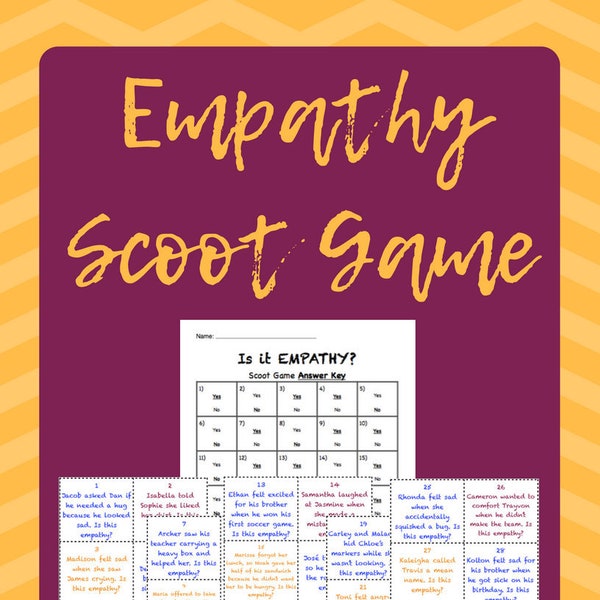 Empathy Worksheets - Etsy