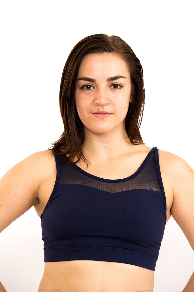 Classic Ballerina Bra Top / Mesh Sports Bra/strappy - Etsy