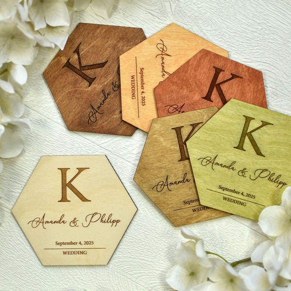 Hexagon Coasters - Etsy