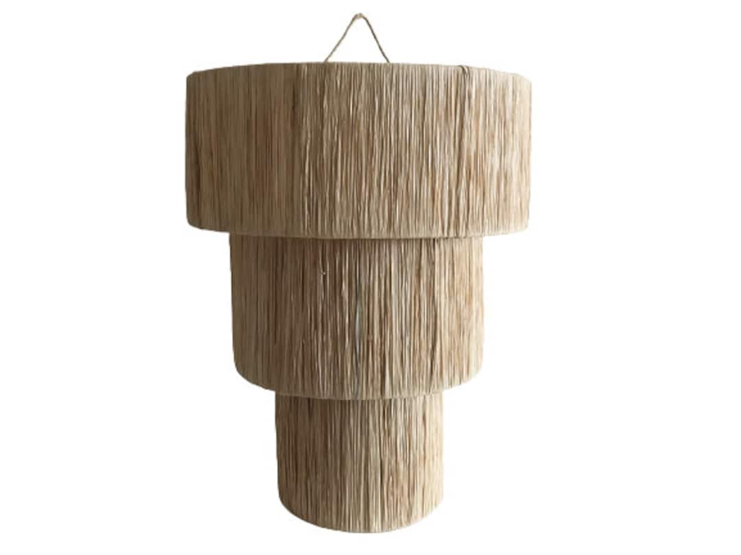 RAFFIA Light PENDANT Lamp Shades Moroccan Handmade 100% Natural ...