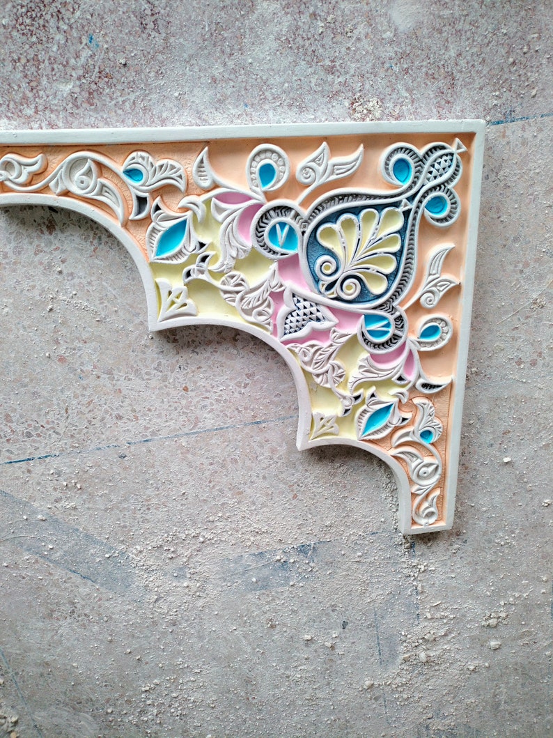 2 Set of Moroccan Plaster Gypsum Arches Handmade Plaster - Etsy