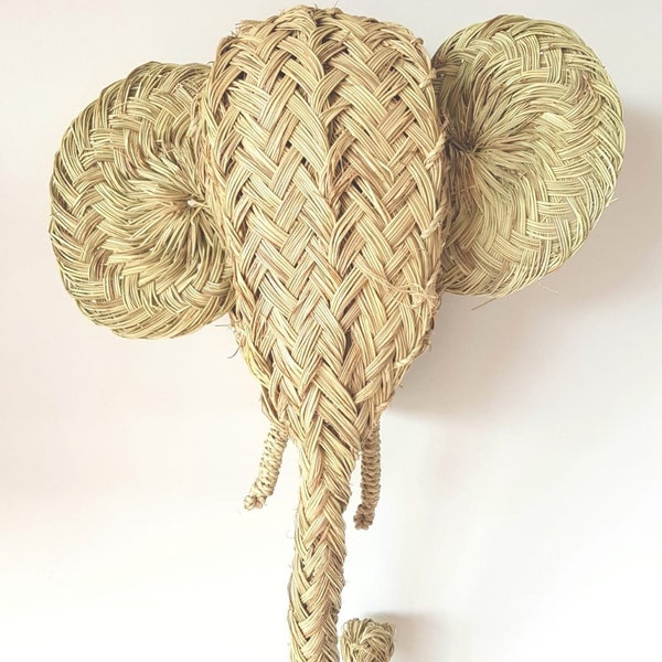 Wicker Elephant - Etsy