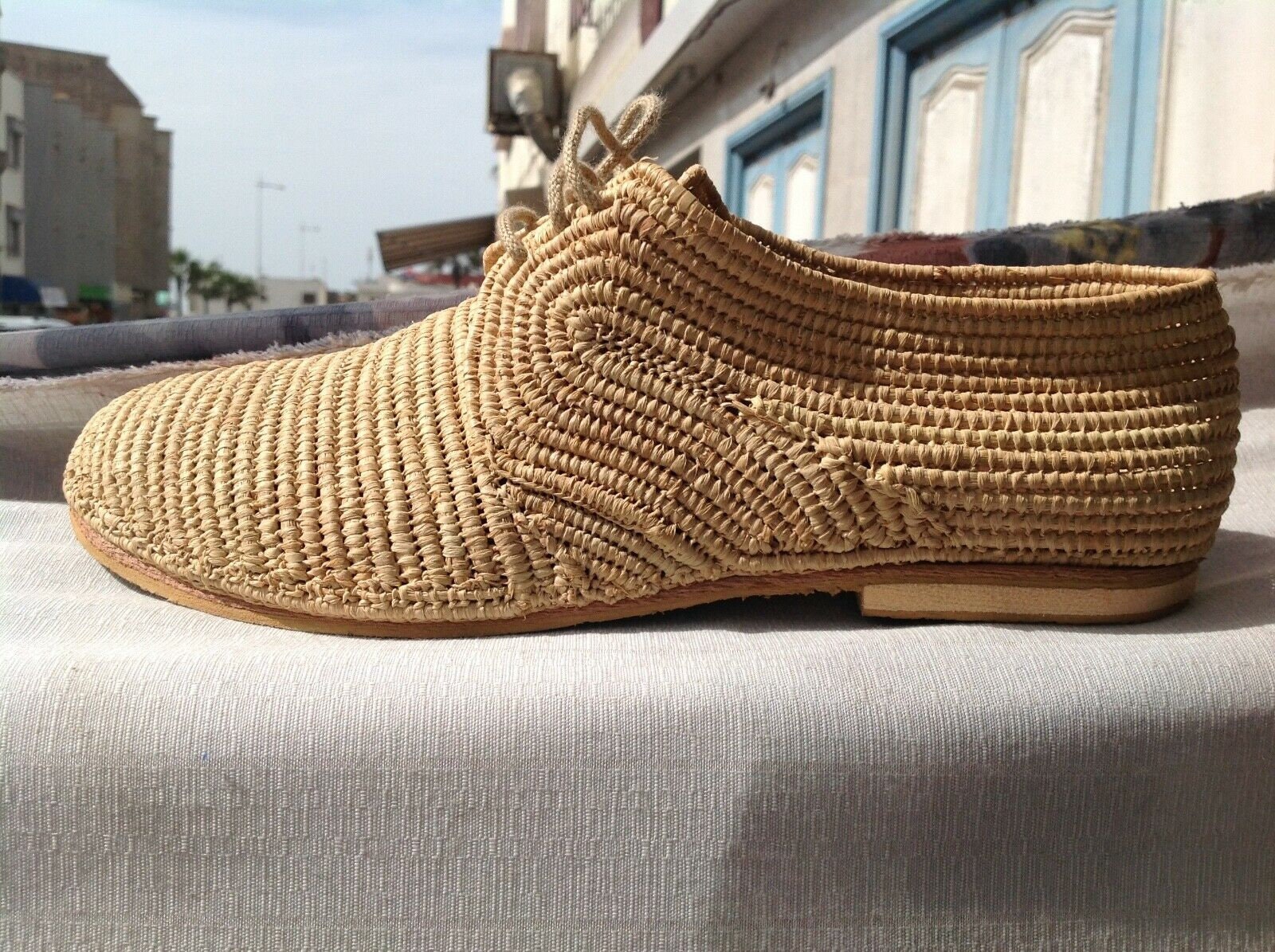 Oxfords Raffia Shoes Women Moroccan Raffia Shoes Handmade Oxfords Boho ...