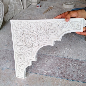 2 Set of Moroccan Plaster Gypsum Arches, Handmade Plaster Arch, 42 Cm ...