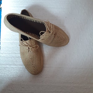 Moroccan Raffia Moccasins, Hand Woven Raffia Shoes, Summer Sandals ...