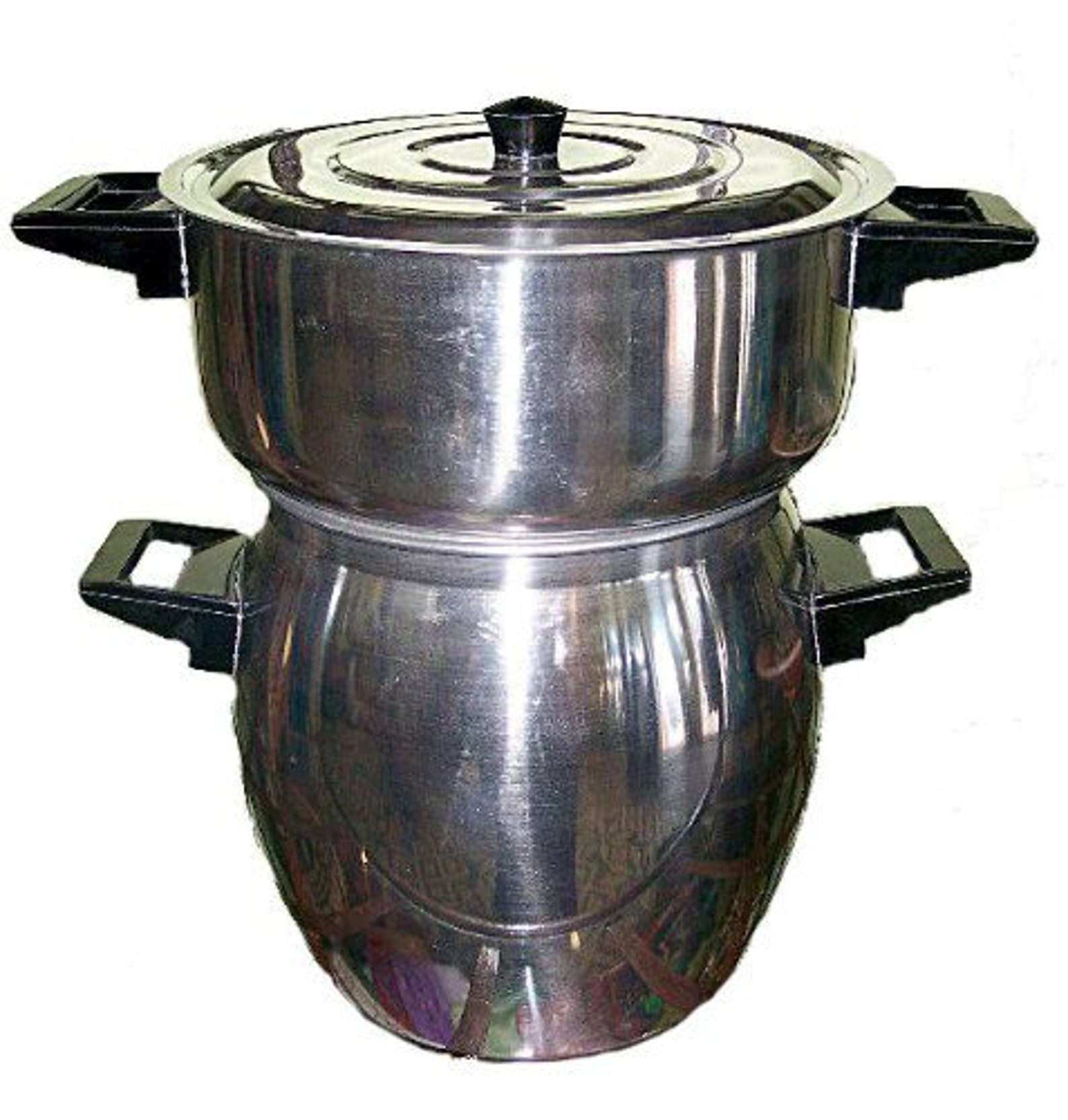 Moroccan Steamer Pot Cookware Couscoussier Veggie Rice 2 Tier Aluminum ...