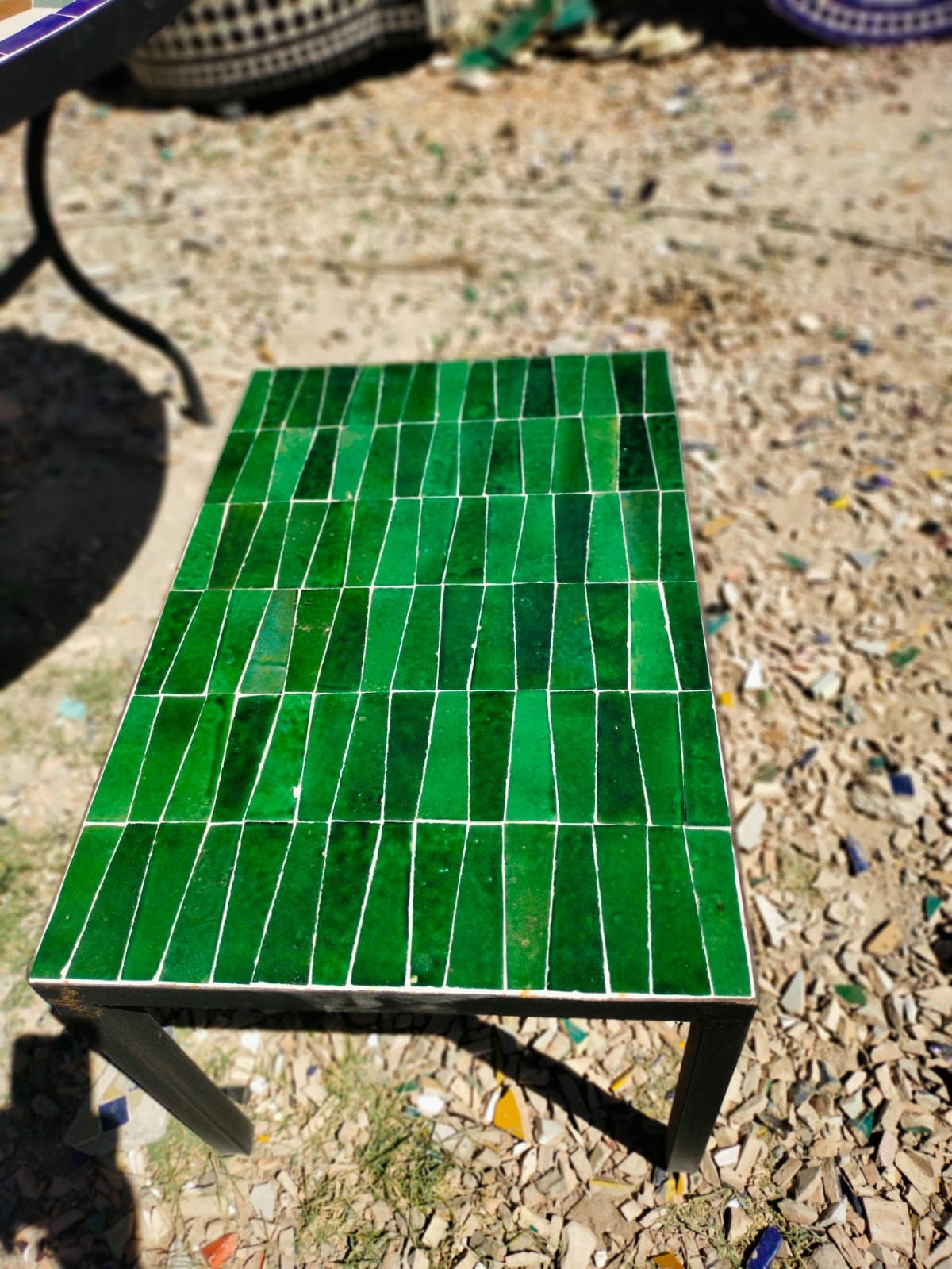 48" Moroccan Mosaic Table, Moroccan Handmade Mosaic Square Table ...