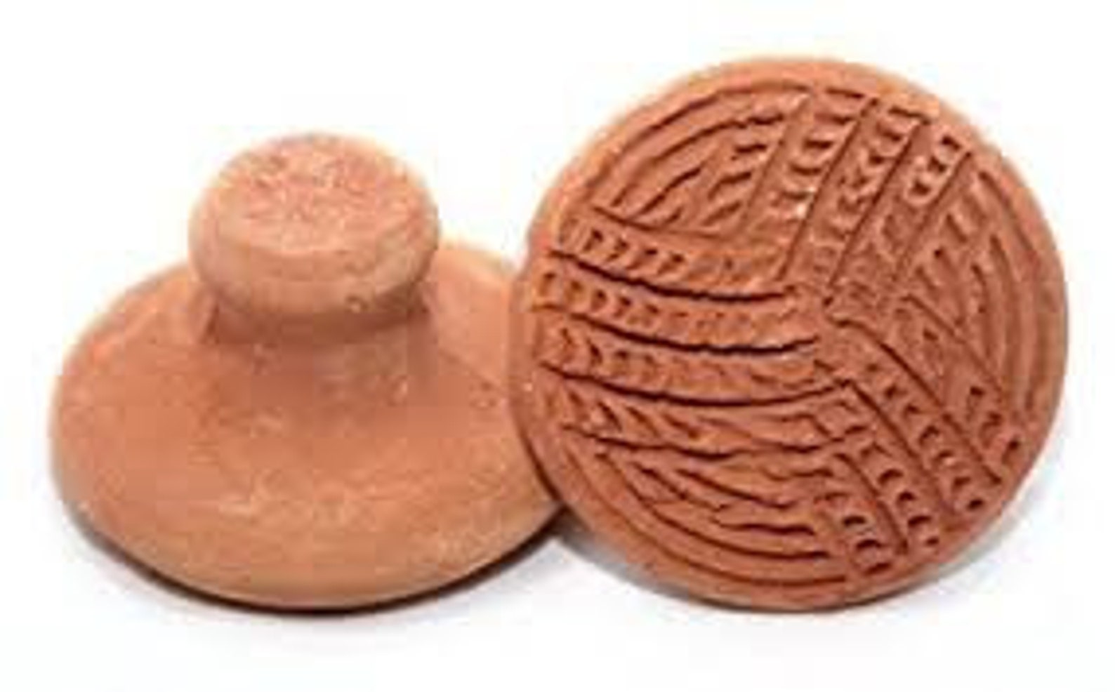 Set of 2 Moroccan Natural Handmade Terracotta Clay Pumice Stone, Foot ...