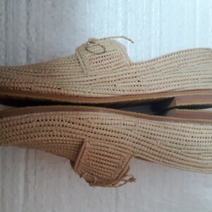 Moroccan Raffia Moccasins, Hand Woven Raffia Shoes, Summer Sandals ...