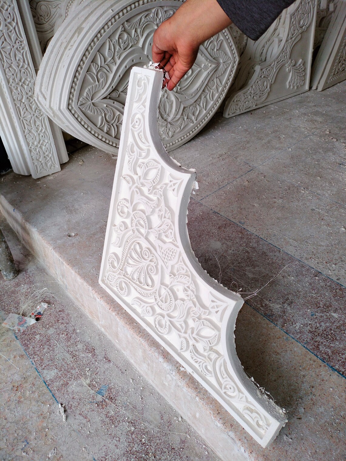 2 Set of Moroccan Plaster Gypsum Arches Handmade Plaster - Etsy