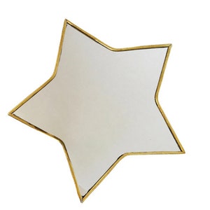 Gold Moroccan Brass Mirror, Gold Mirror,handmade Star Shape Mirror ...