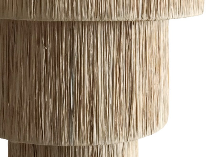 RAFFIA Light PENDANT Lamp Shades Moroccan Handmade 100% | Etsy