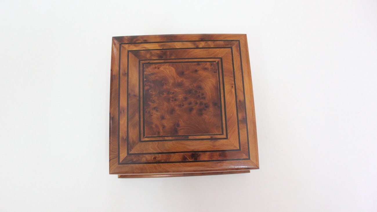 Moroccan Thuya Burl Box With Four Drawers for Jewellery From Morocco ...