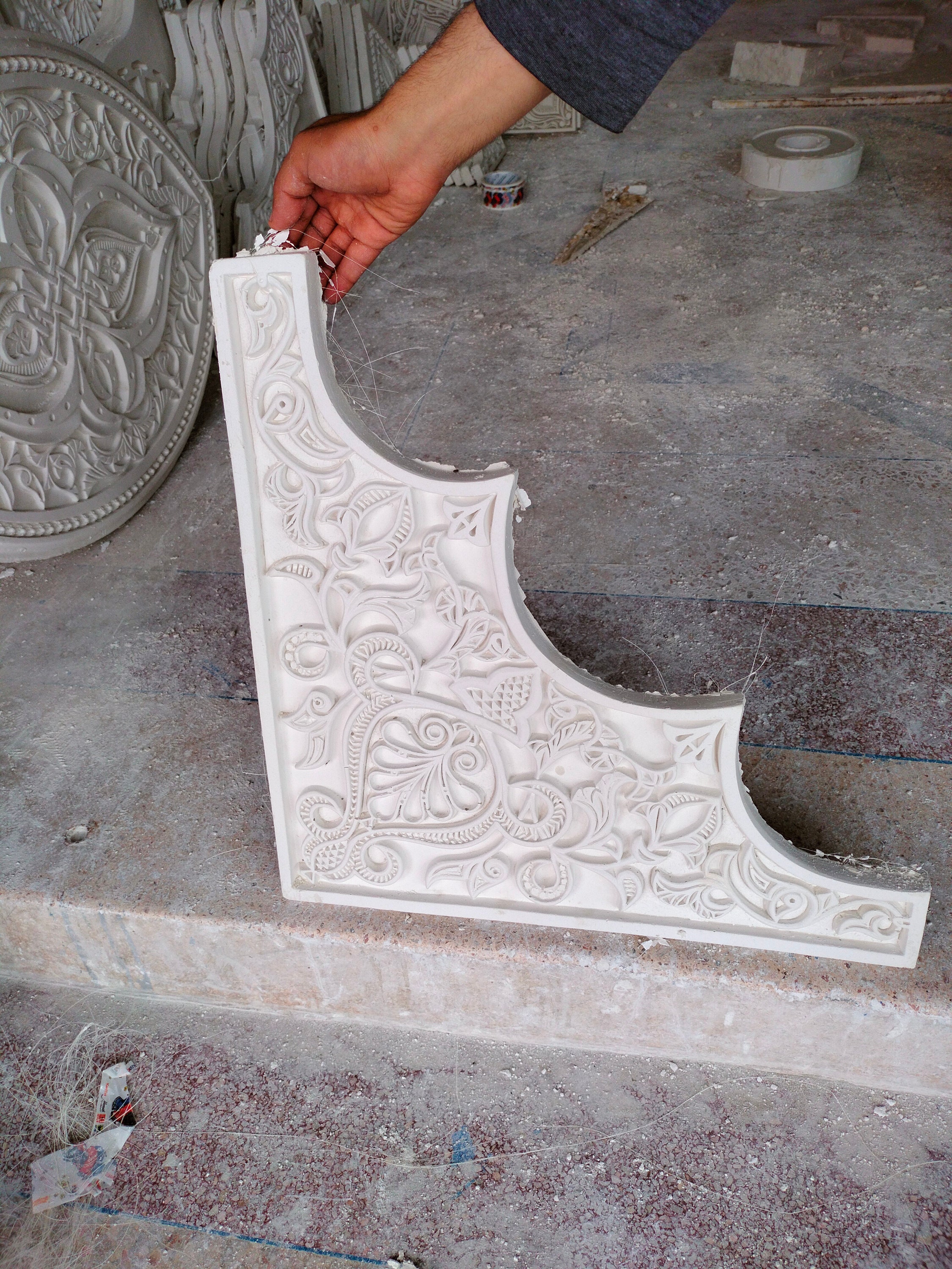 2 Set of Moroccan Plaster Gypsum Arches Handmade Plaster - Etsy