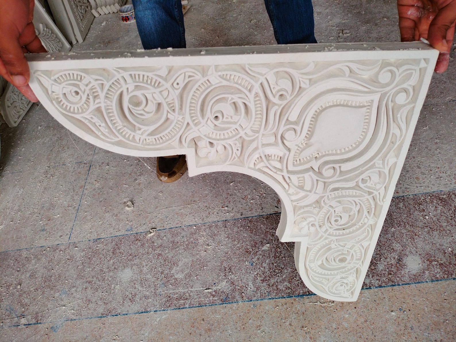 2 Set of Moroccan Plaster Gypsum Arches Handmade Plaster | Etsy