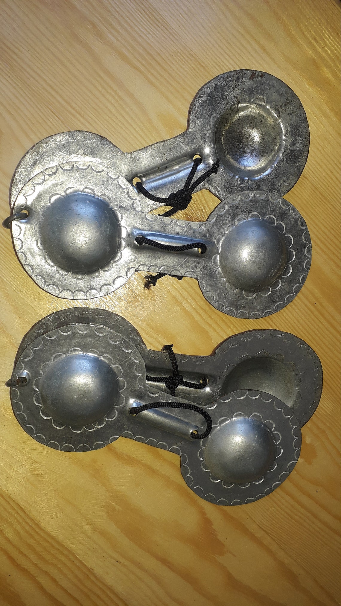 Moroccan Pair Morocco Gnawa Iron Castanets Qaraqueb Qraqeb - Etsy