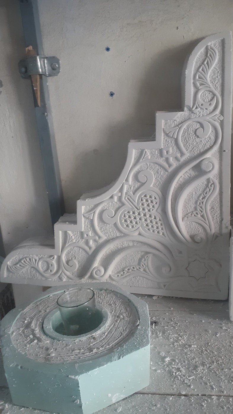2 set of Moroccan Plaster Gypsum Arches handmade Plaster | Etsy