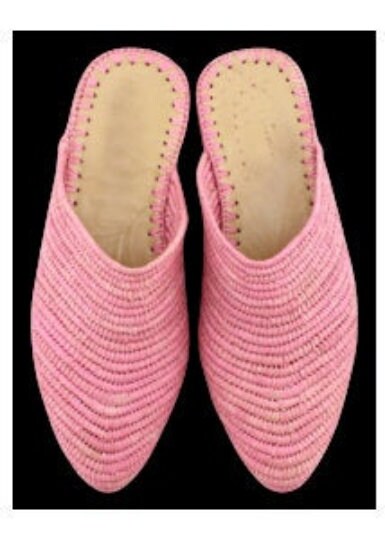 WOLESALE 10 X Natural Raffia slippershand woven natural | Etsy