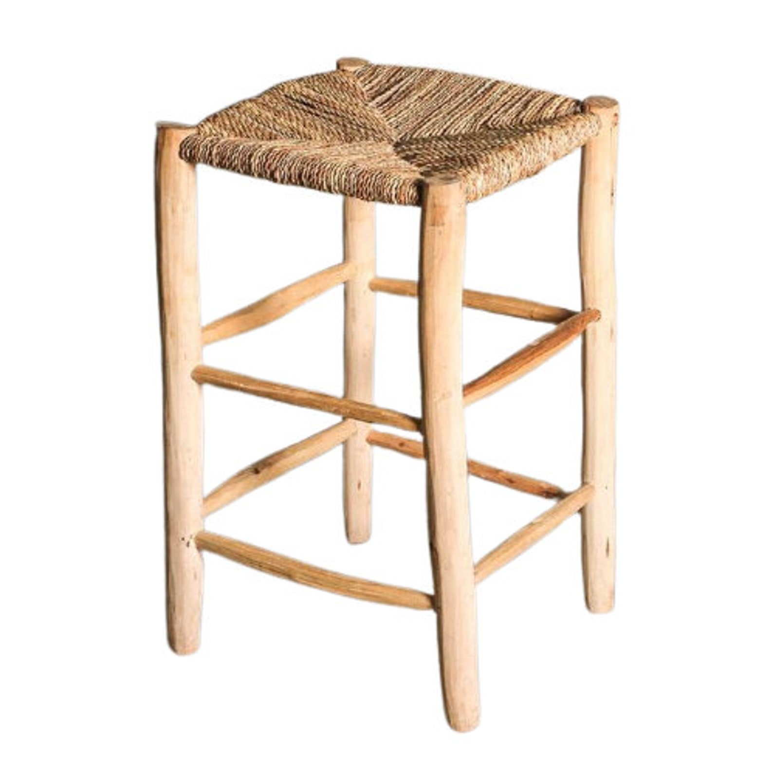 Moroccan Wood Stool Handmade Chair Wood Stool Moroccan | Etsy