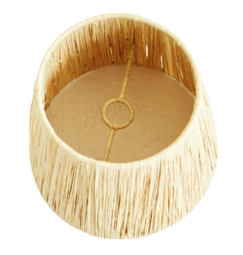Raffia Lampshade Raffia Table Lampshade Raffia Hanging - Etsy