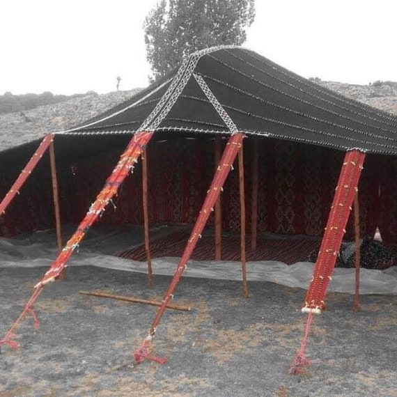 Moroccan Camping Tent Made Goat Hair Prevents Water From - Etsy