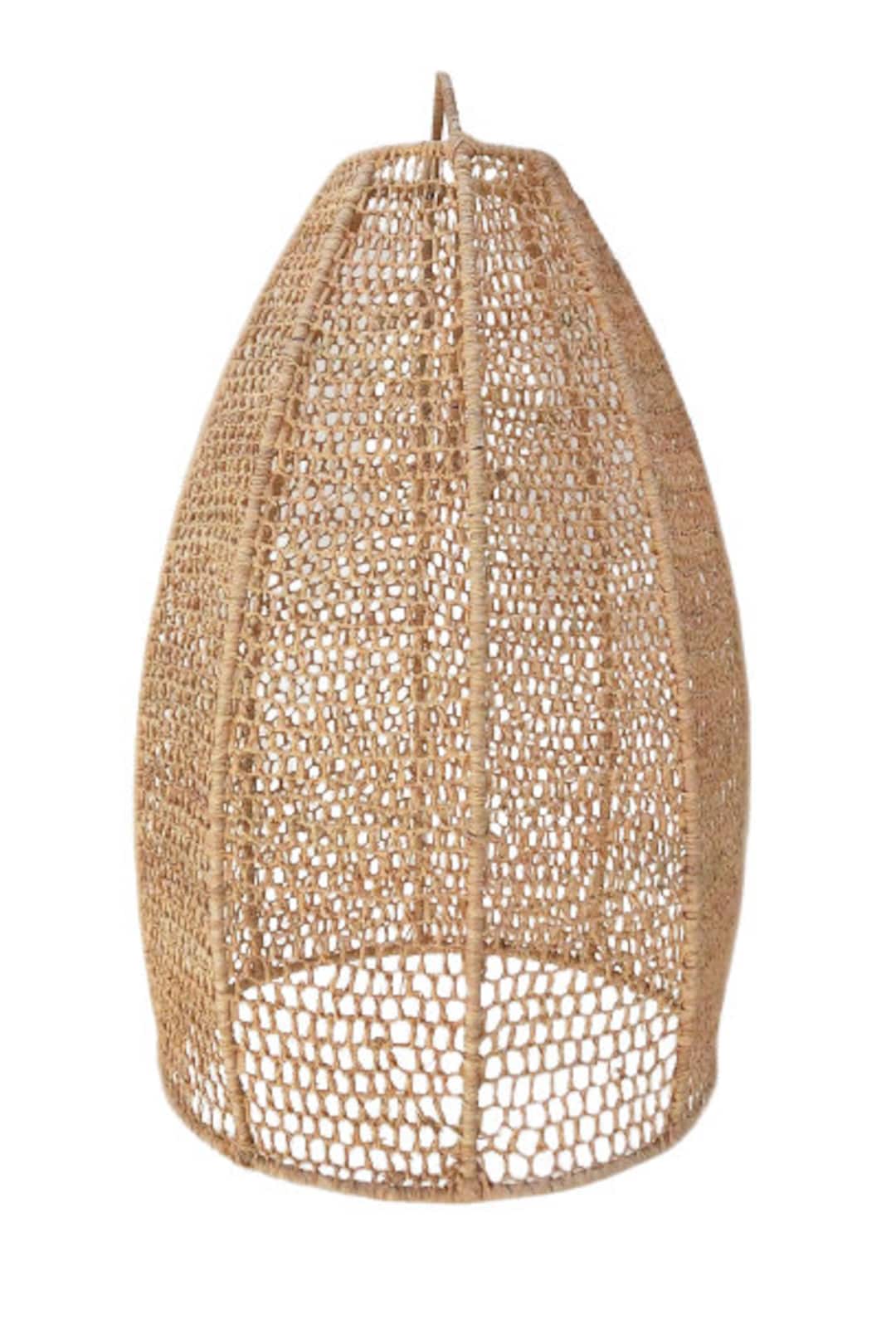 Moroccan Raffia Lampshades, Natural Raffia Lampshade Pendant Light ...