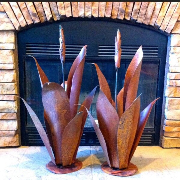 Metal Agave Yard Art - Etsy