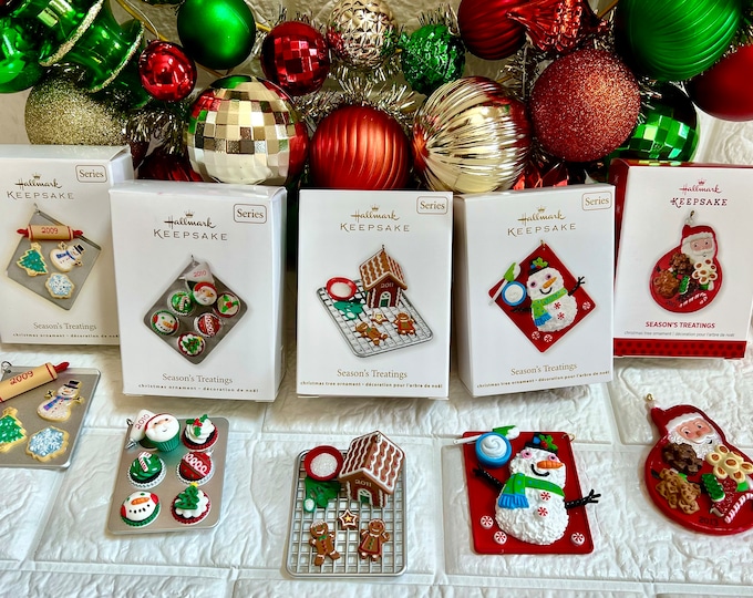 Vintage Hallmark Christmas Tree Ornaments - Etsy